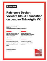 Reference Design: VMware Cloud Foundation on Lenovo ThinkAgile VX > Lenovo Press