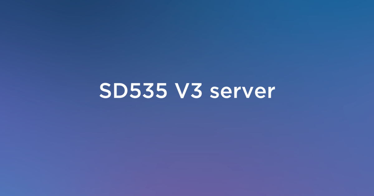Thinksystem Sd535 V3 Server Lenovo Press